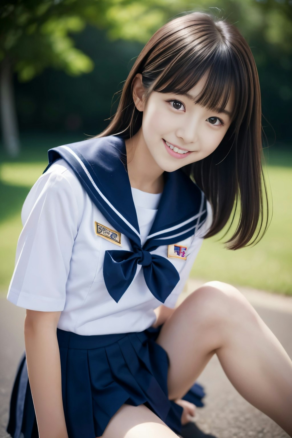 セーラー服が似合うあかりちゃん Chichi Pui(ちちぷい)aiグラビア・aiフォト専用の投稿&生成サイト