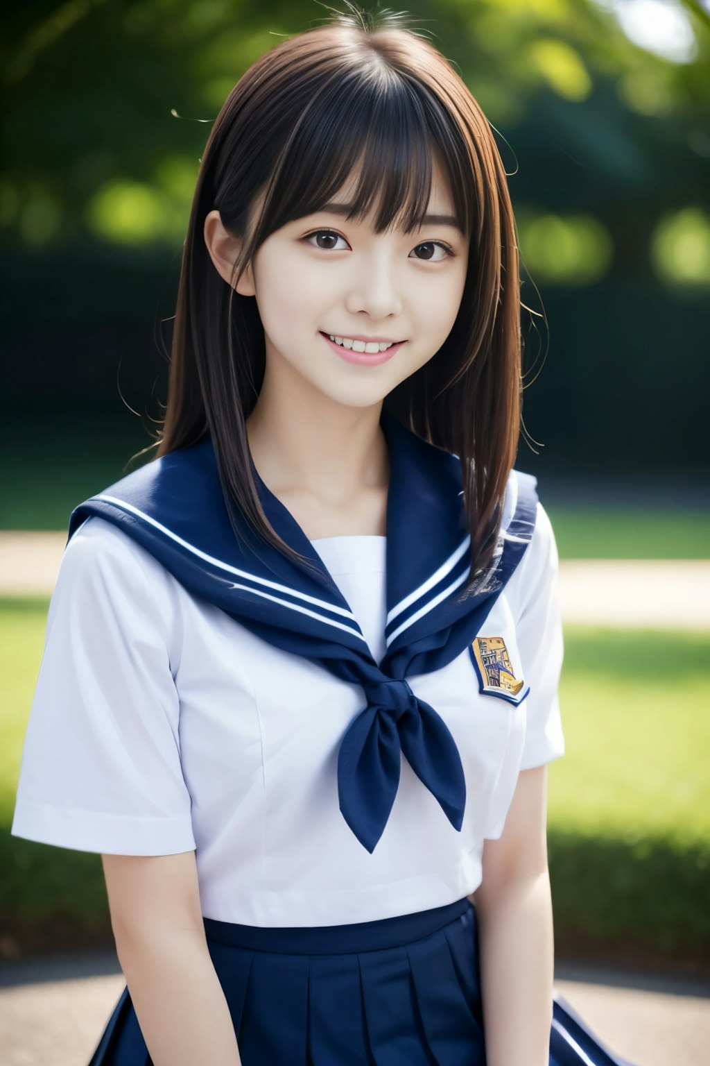 セーラー服が似合うあかりちゃん Chichi Pui(ちちぷい)aiグラビア・aiフォト専用の投稿&生成サイト