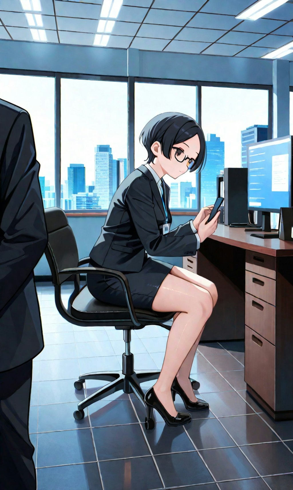 働く働く。その381～390 | chichi-pui（ちちぷい）AIイラスト専用の投稿＆生成サイト