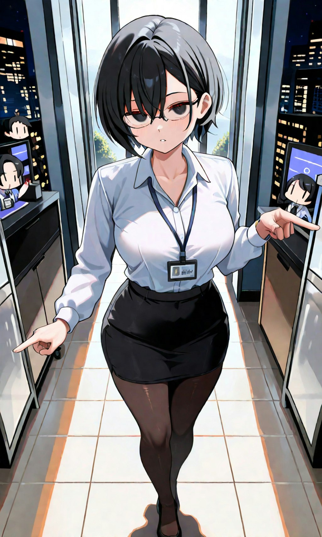 働く働く。その381～390 | chichi-pui（ちちぷい）AIイラスト専用の投稿＆生成サイト