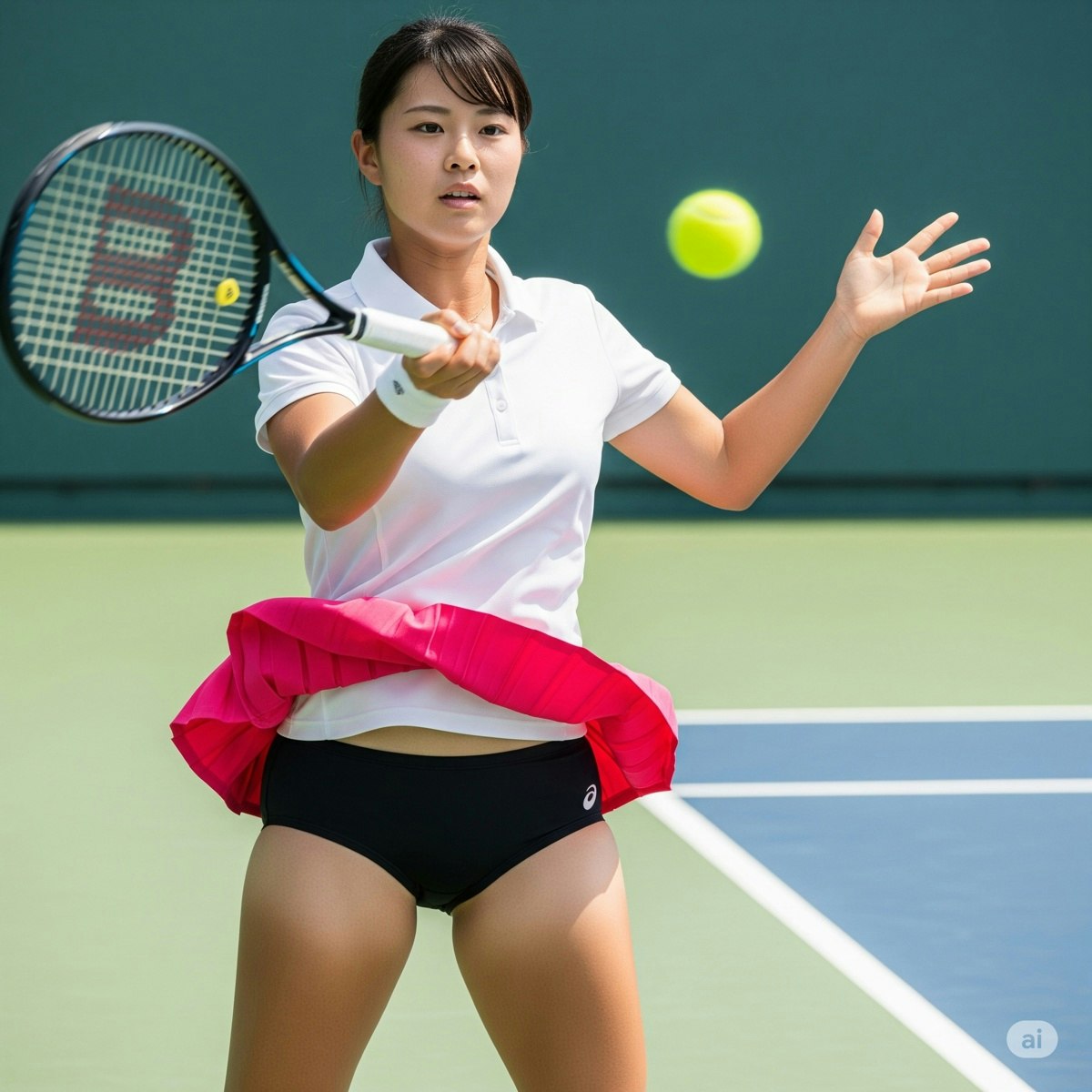テニス女子1(Gemini) | chichi-pui（ちちぷい）AIグラビア・AIフォト専用の投稿＆生成サイト