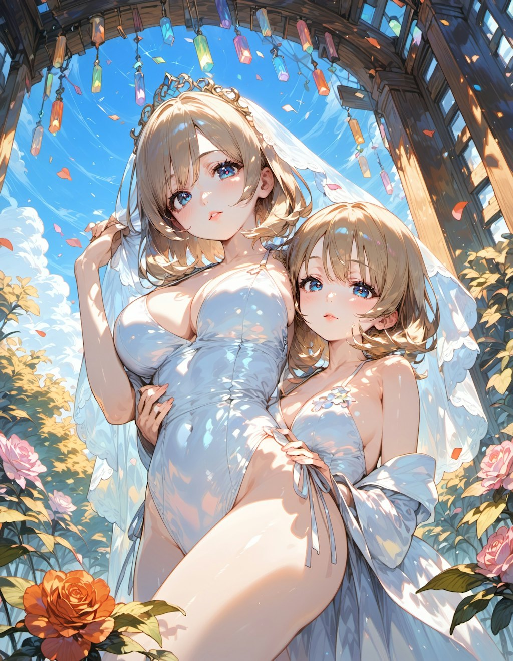 Garden Wedding Ceremony Chichi Pui(ちちぷい)aiイラスト専用の投稿&生成サイト