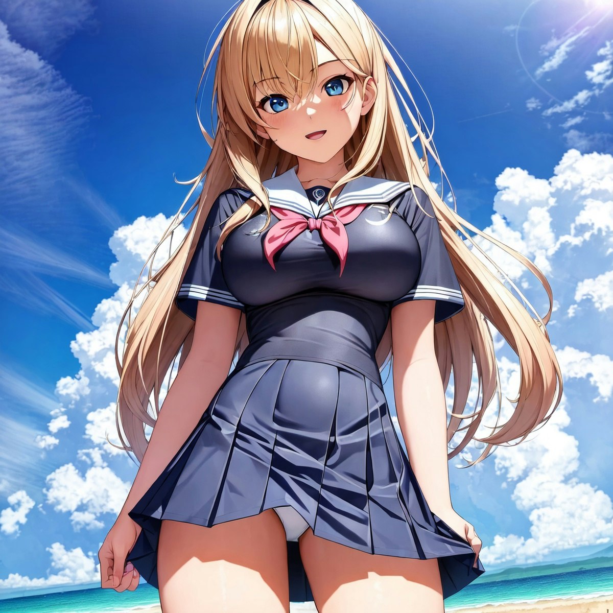 制服 Chichi Pui(ちちぷい)aiイラスト専用の投稿サイト