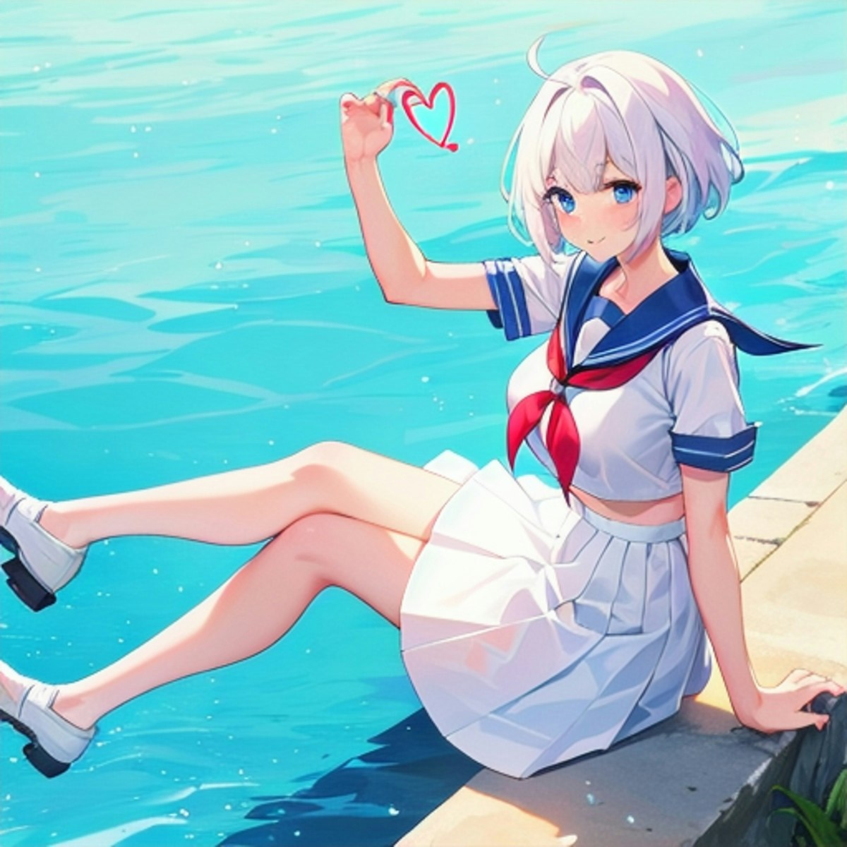 巨乳美女の水着 Chichi Pui（ちちぷい）aiイラスト専用の投稿サイト