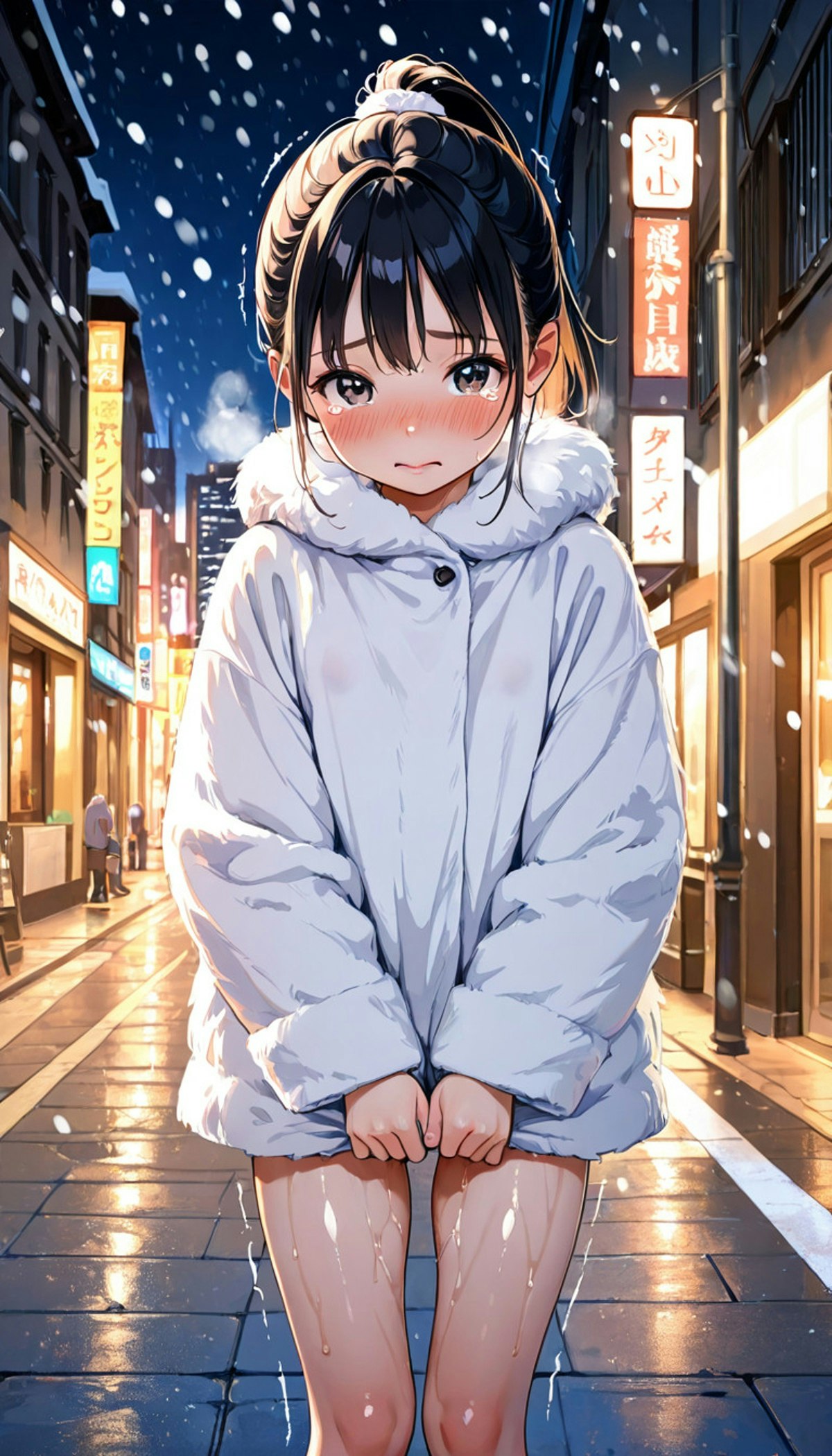 loli-chan with black hair 16 黒髪のロリちゃん16 | chichi-pui（ちちぷい）AIイラスト専用の投稿＆生成サイト