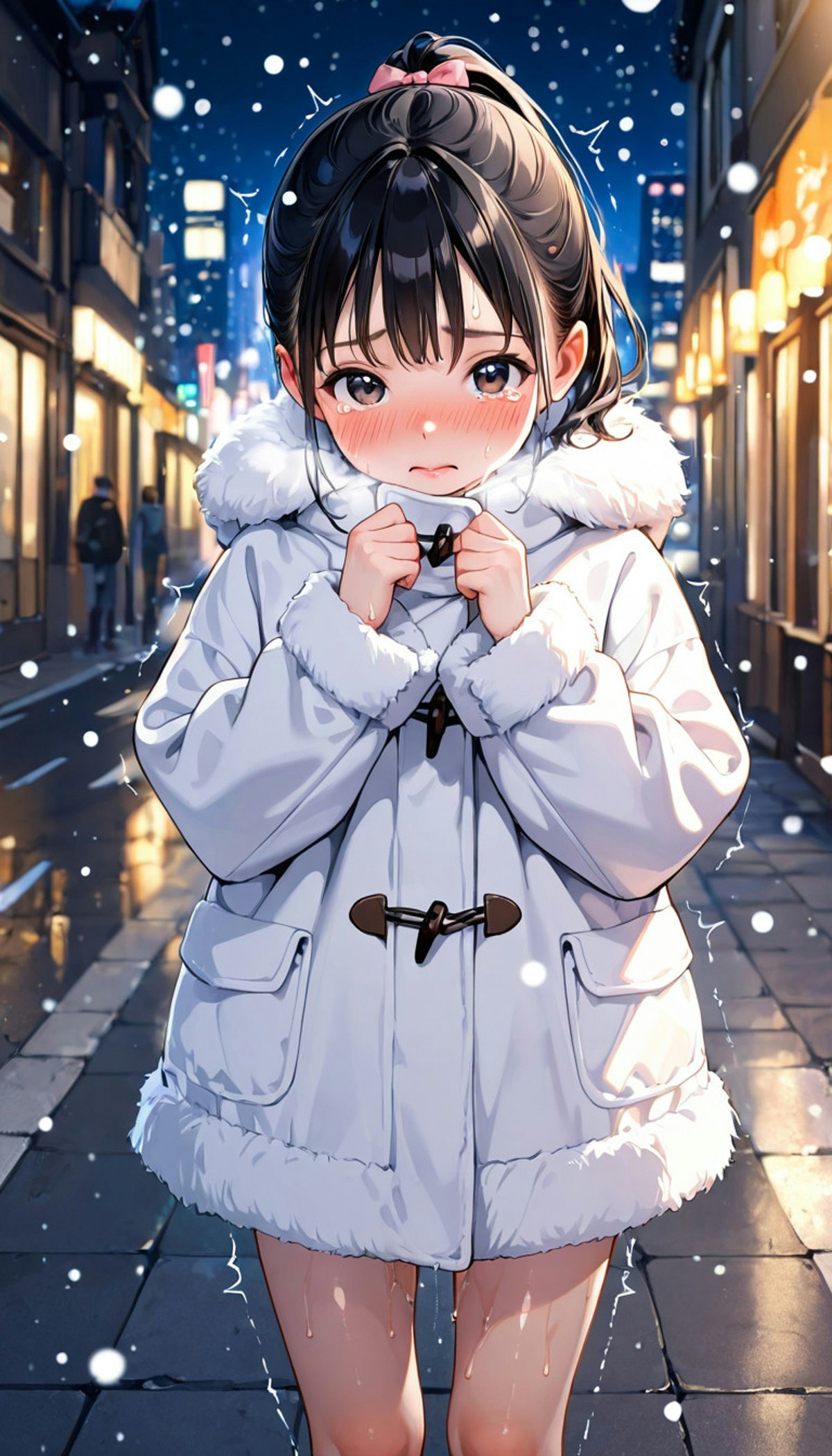 loli-chan with black hair 16 黒髪のロリちゃん16 | chichi-pui（ちちぷい）AIイラスト専用の投稿＆生成サイト