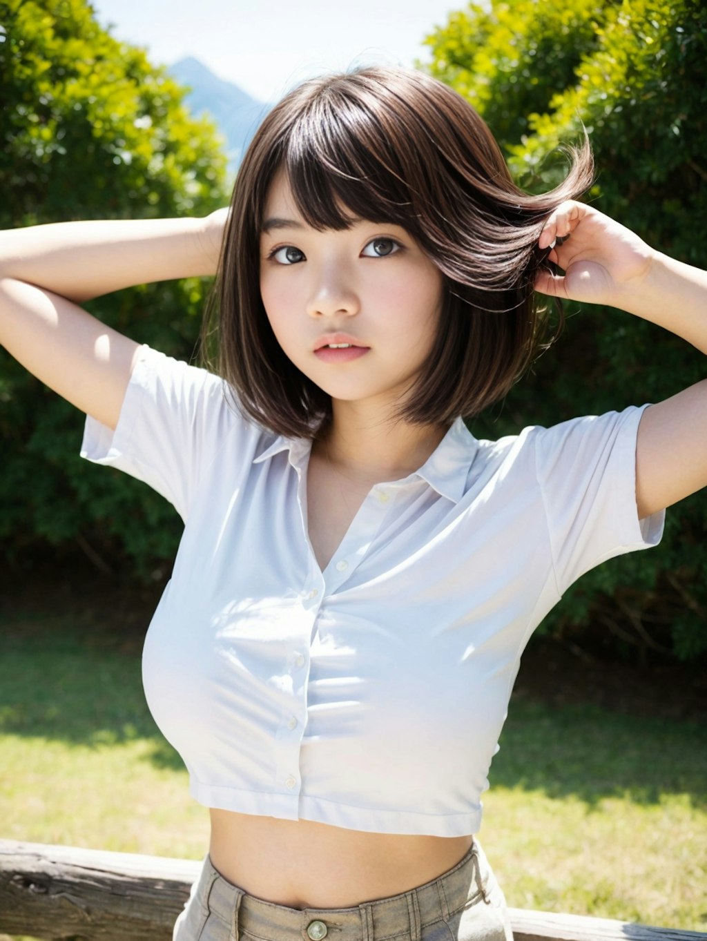 童顔、丸顔は好みじゃないんだってさ・・ Chichi Pui(ちちぷい)aiグラビア・aiフォト専用の投稿&生成サイト