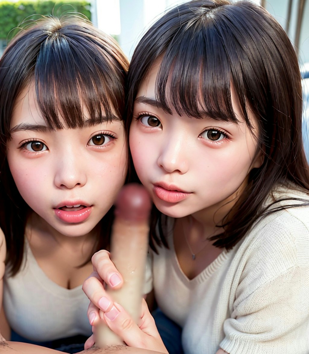 ダブルフェラ Chichi Pui(ちちぷい)aiグラビア・aiフォト専用の投稿&生成サイト