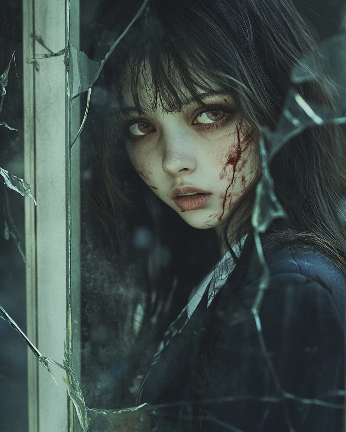 JK GHOST | ちちぷいAIイラスト