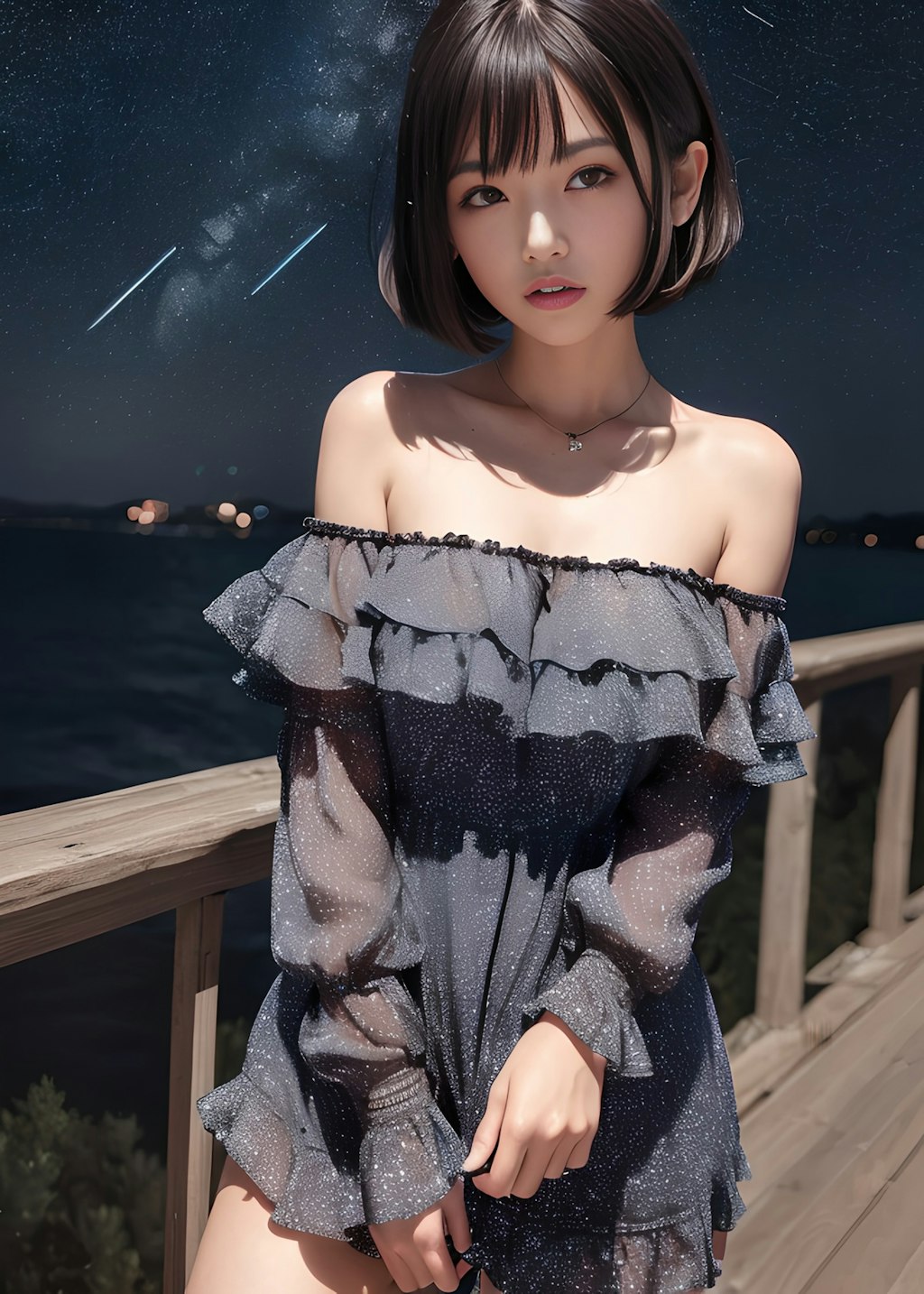 182 Starry Sky Chichi Pui(ちちぷい)aiグラビア・aiフォト専用の投稿&生成サイト
