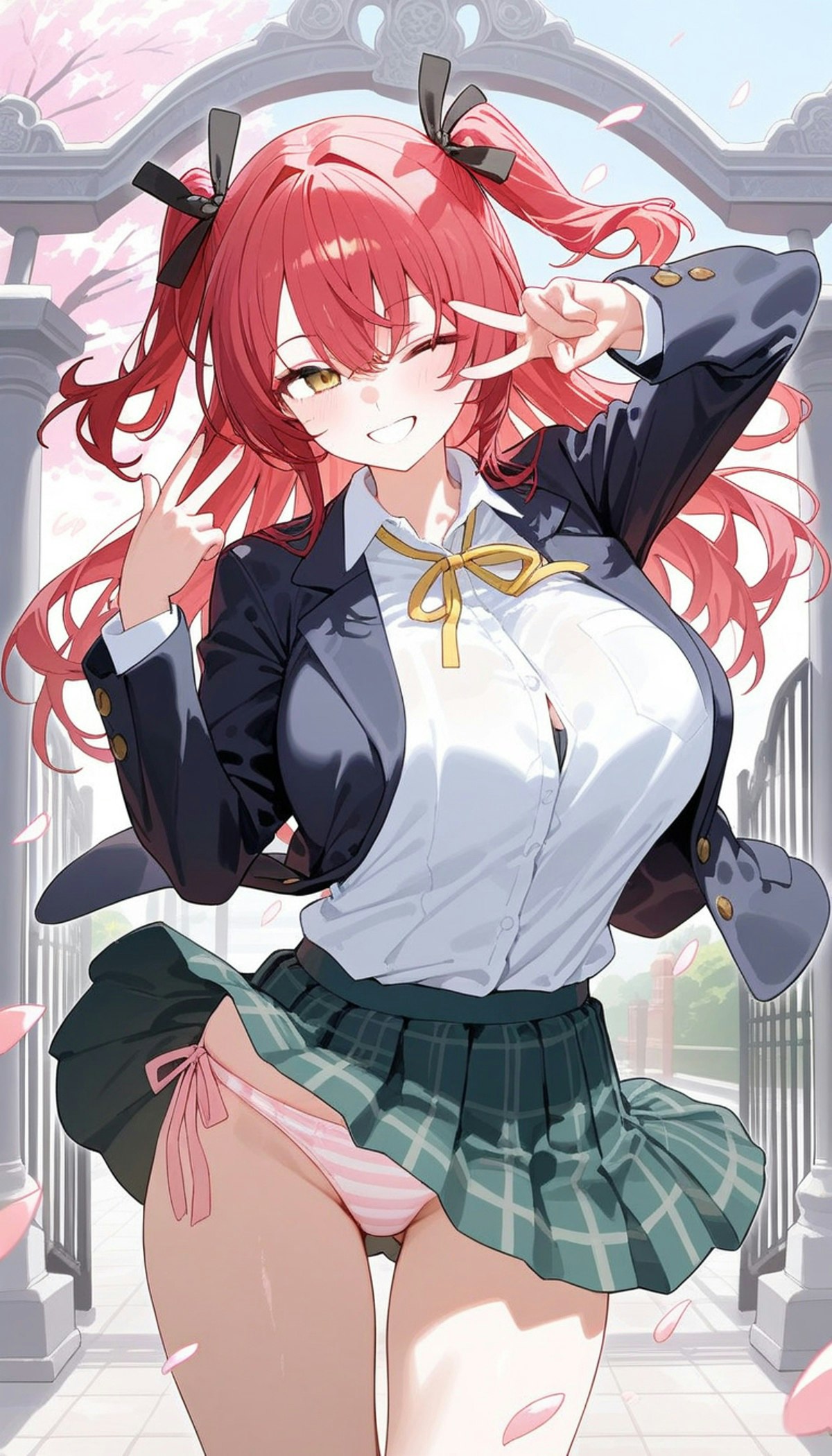 パンチラWピース | chichi-pui（ちちぷい）AIイラスト専用の投稿＆生成サイト