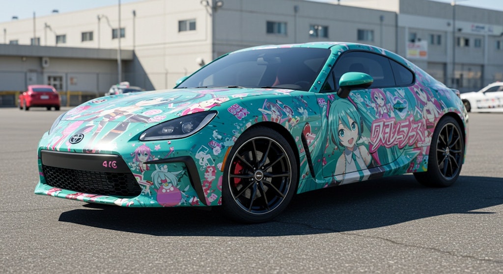 初音ミクGR86 | chichi-pui（ちちぷい）AIグラビア・AIフォト専用の投稿＆生成サイト