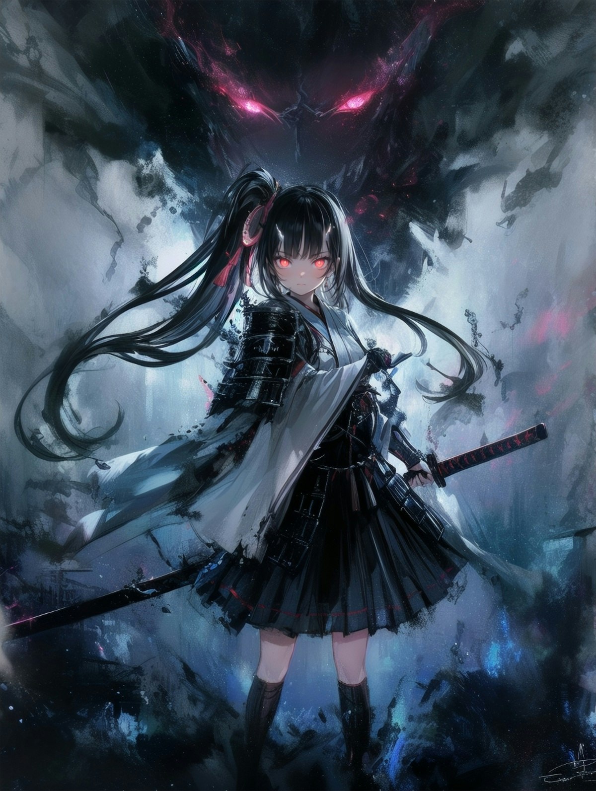 鬼を継ぐ者 | ちちぷいAIイラスト