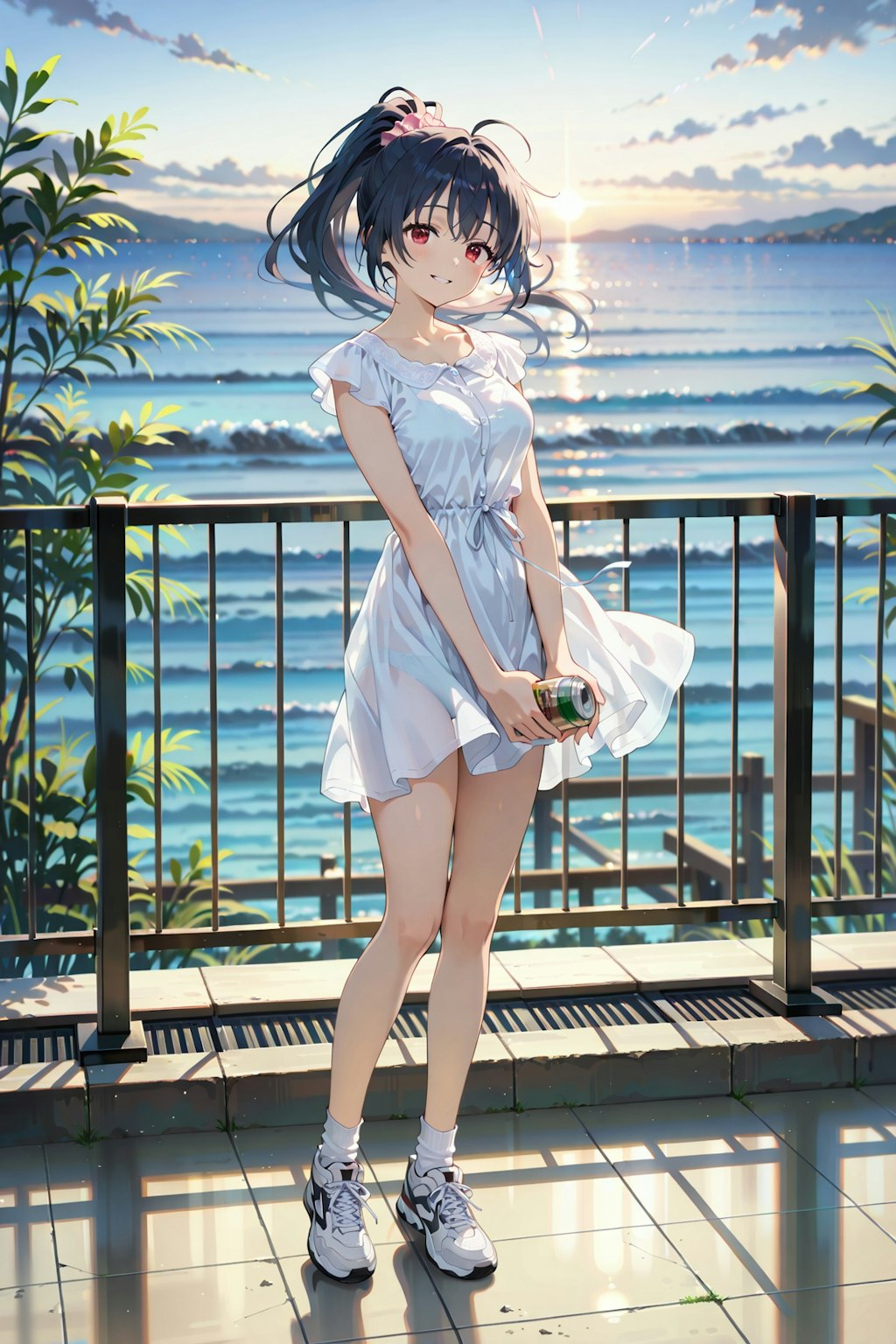 スカート薄すぎて、ビールより透けてる件 Y627 | chichi-pui（ちちぷい）AIイラスト専用の投稿＆生成サイト