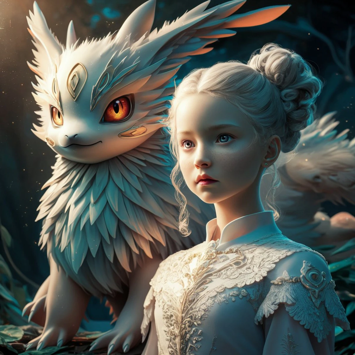 Creature and Girl | chichi-pui（ちちぷい）AIイラスト専用の投稿＆生成サイト