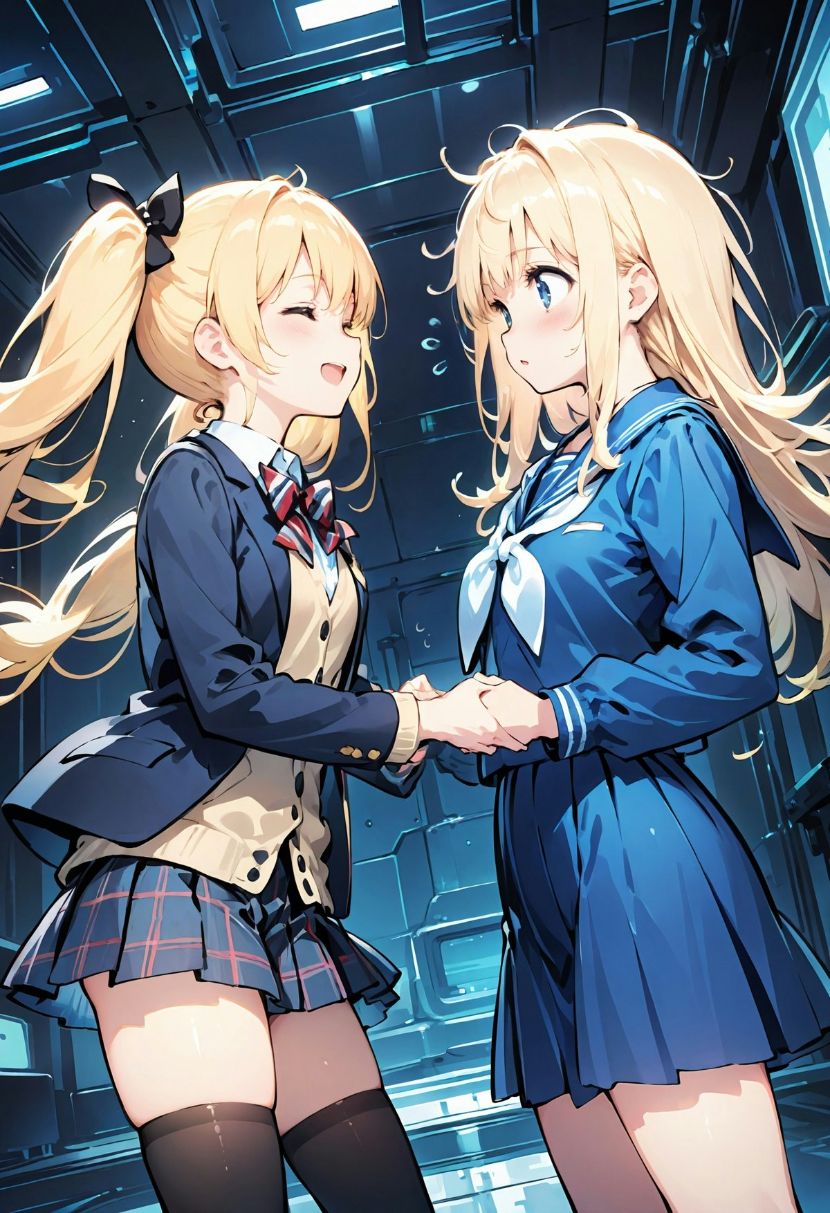 GPU学園帰宅部 #02 帰宅部勧誘 | chichi-pui（ちちぷい）AIイラスト専用の投稿＆生成サイト