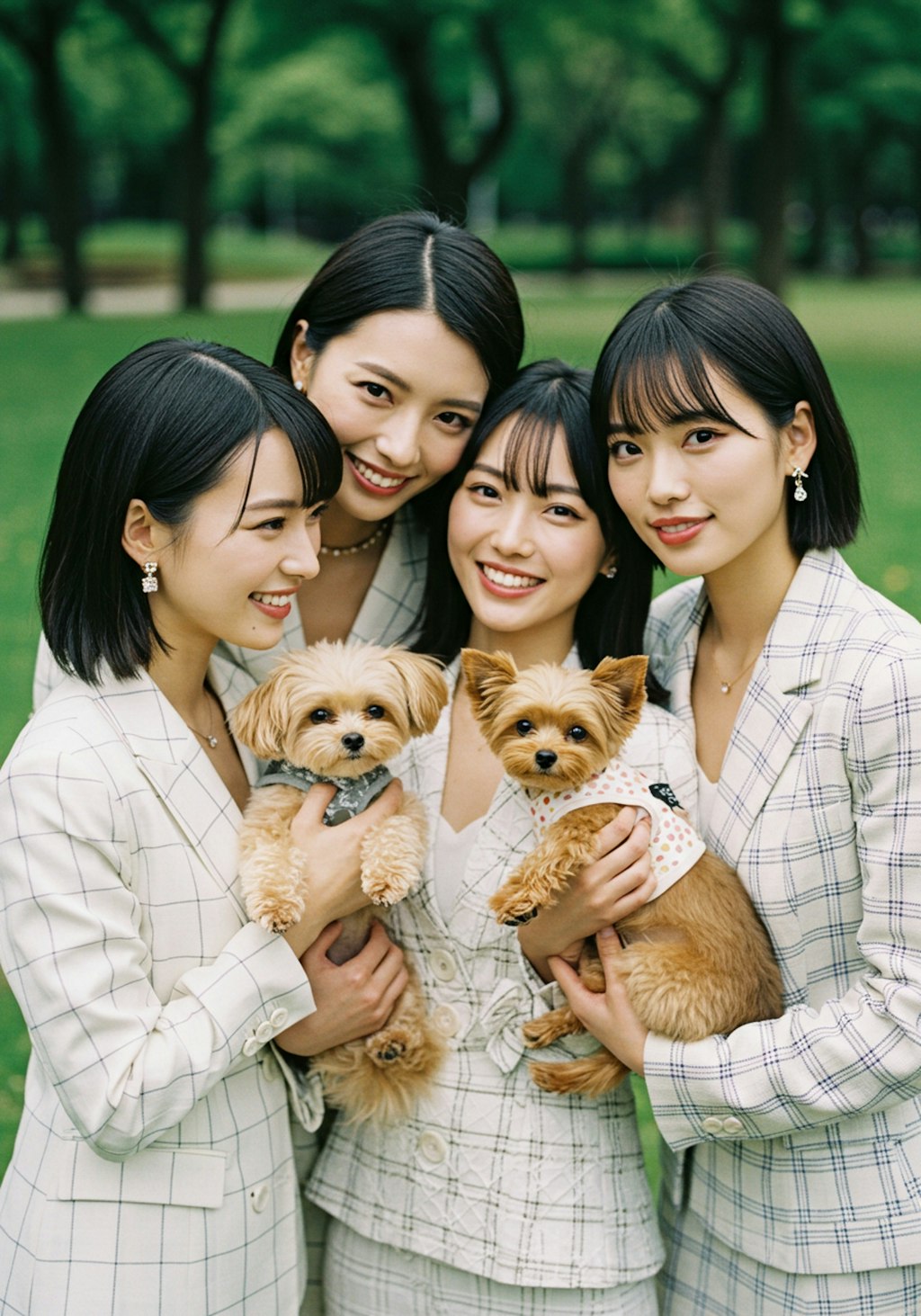 営業OL集合写真 | chichi-pui（ちちぷい）AIグラビア・AIフォト専用の投稿＆生成サイト