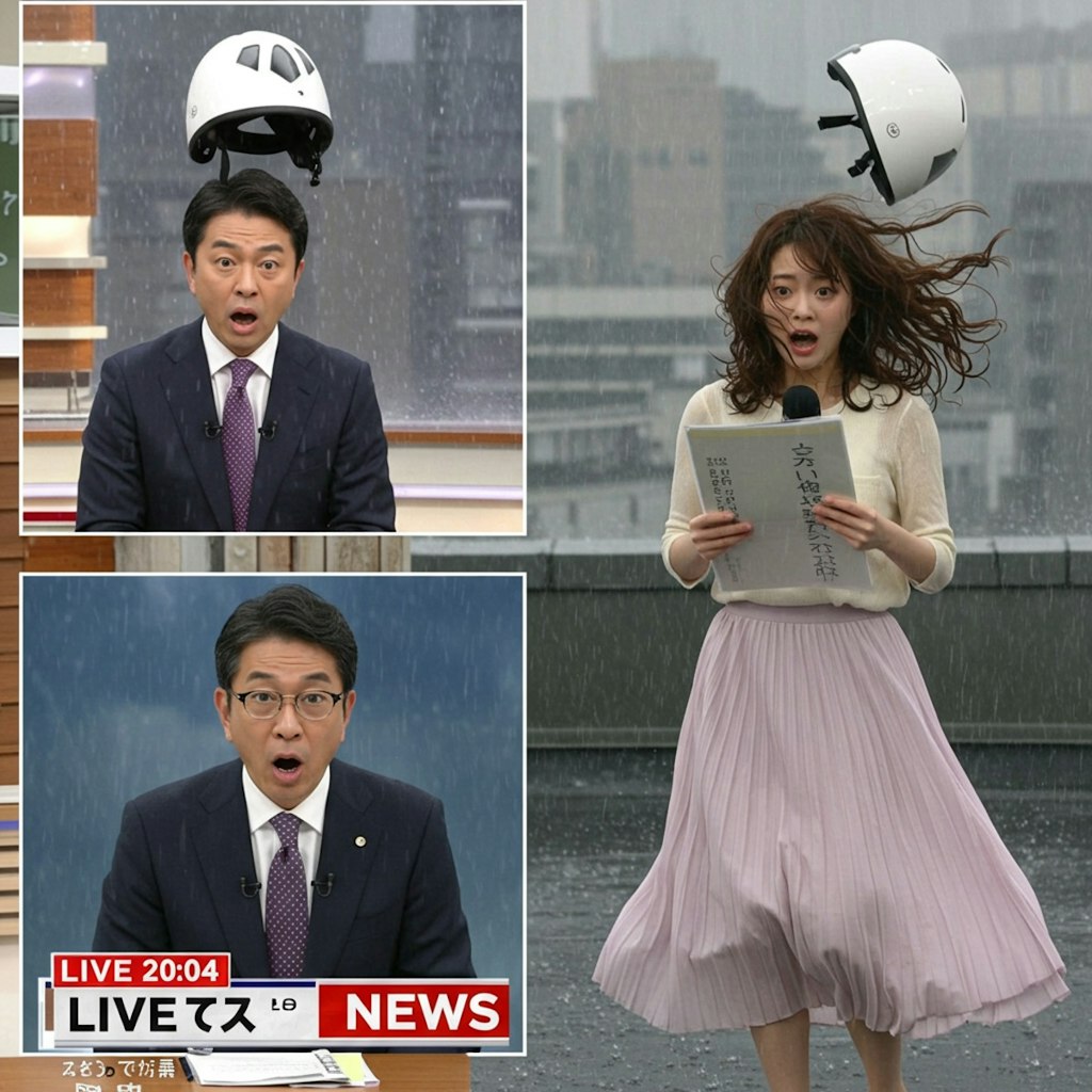 台風中継 | chichi-pui（ちちぷい）AIグラビア・AIフォト専用の投稿＆生成サイト