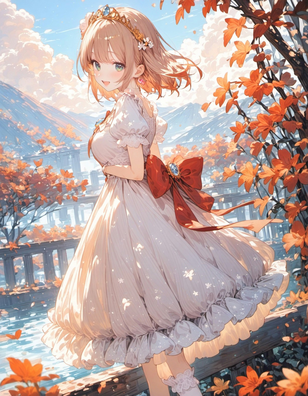 Autumn Princess | ちちぷいAIイラスト