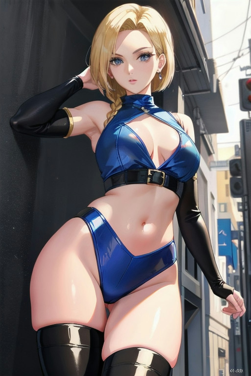 人造人間18号(ドラゴンボール) Chichi Pui(ちちぷい)aiイラスト専用の投稿&生成サイト