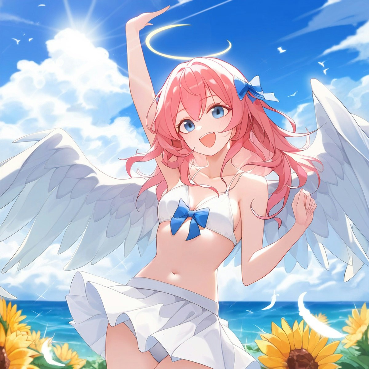 You're my Angel, You're my Sun. | chichi-pui（ちちぷい）AIイラスト専用の投稿＆生成サイト