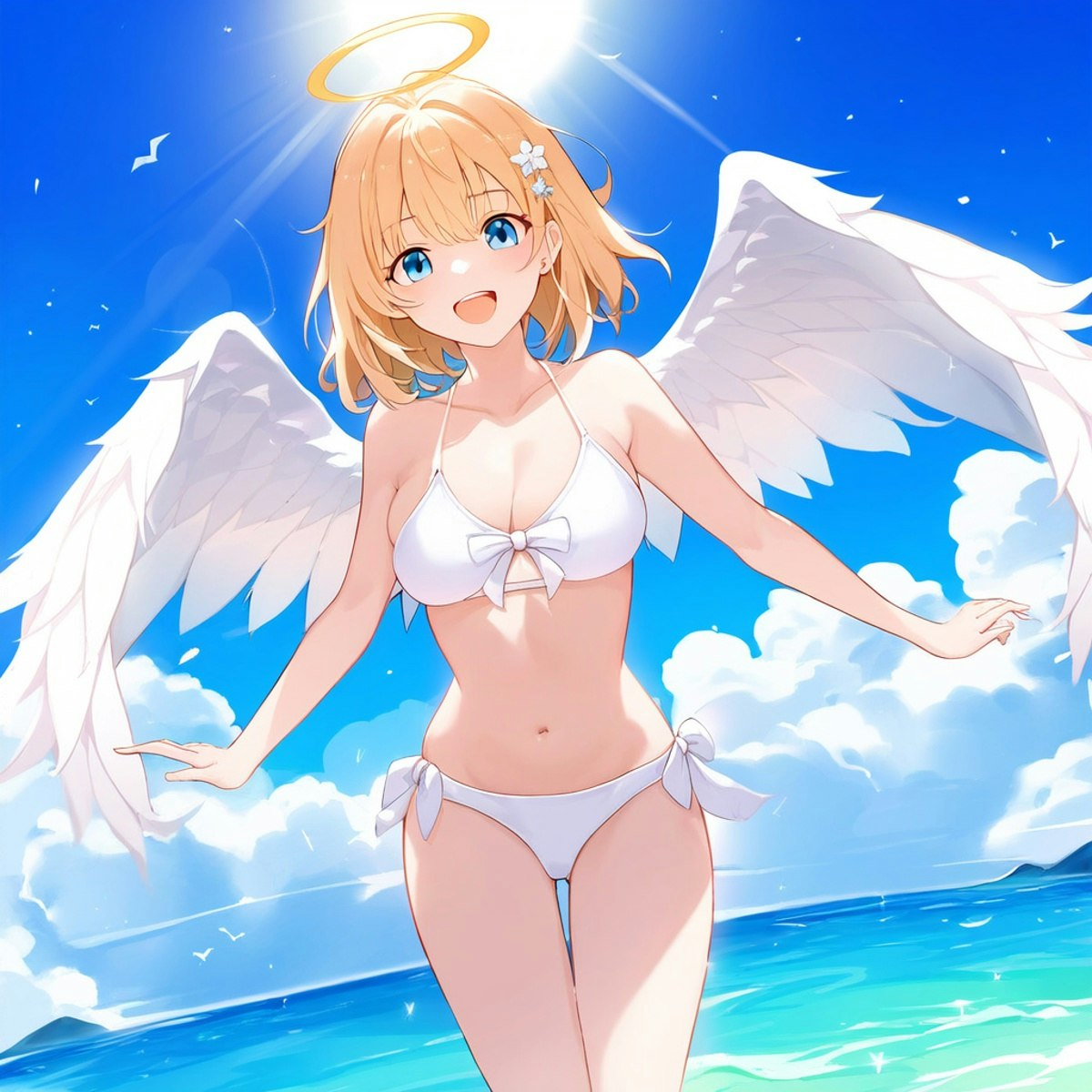 You're my Angel, You're my Sun. | chichi-pui（ちちぷい）AIイラスト専用の投稿＆生成サイト