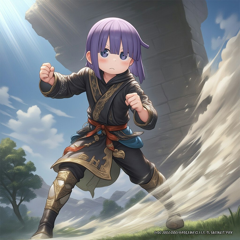 V4フル版 メイドラ 翔太君 RPG ジョブ モンク | chichi-pui（ちちぷい）AIイラスト専用の投稿＆生成サイト