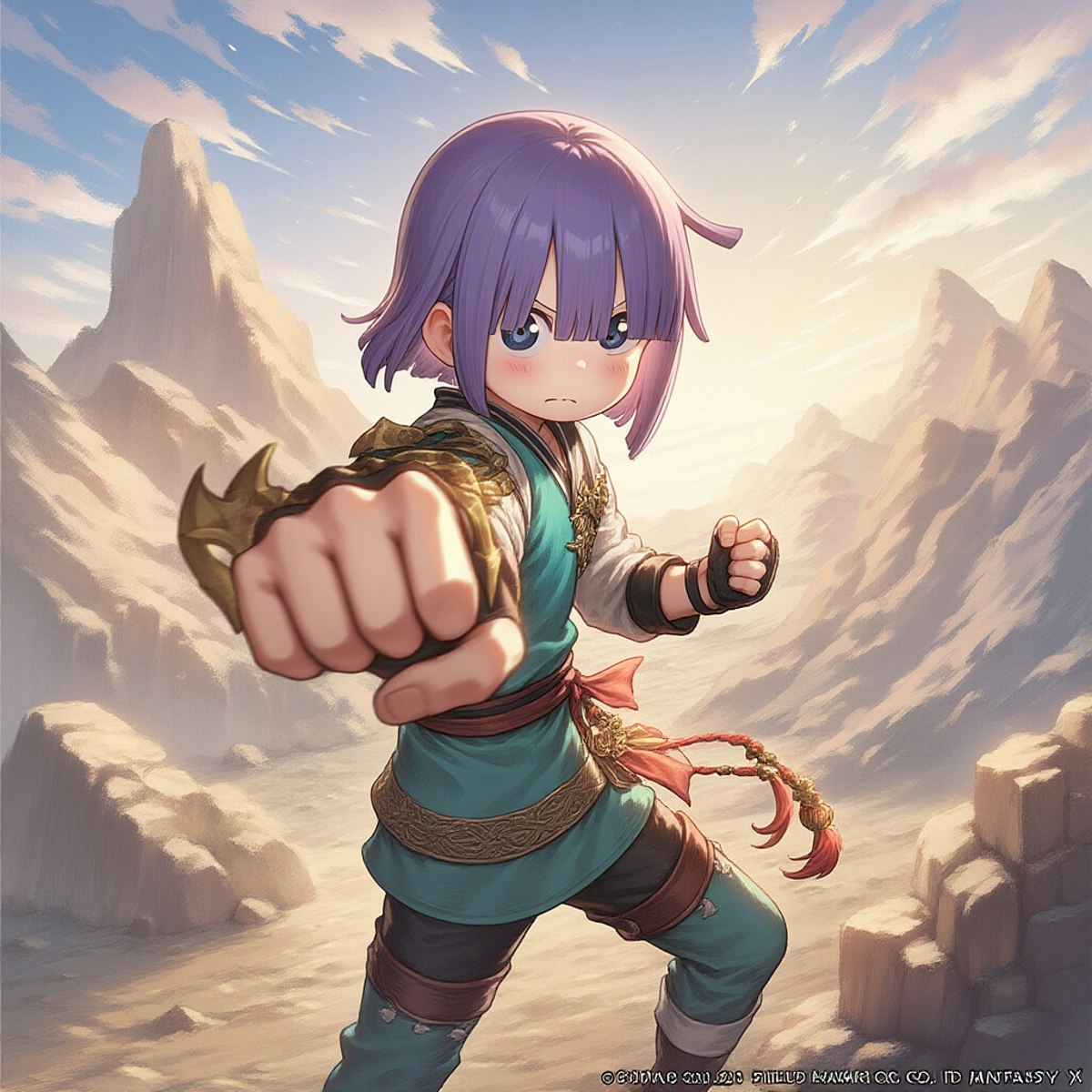 V4フル版 メイドラ 翔太君 RPG ジョブ モンク | chichi-pui（ちちぷい）AIイラスト専用の投稿＆生成サイト