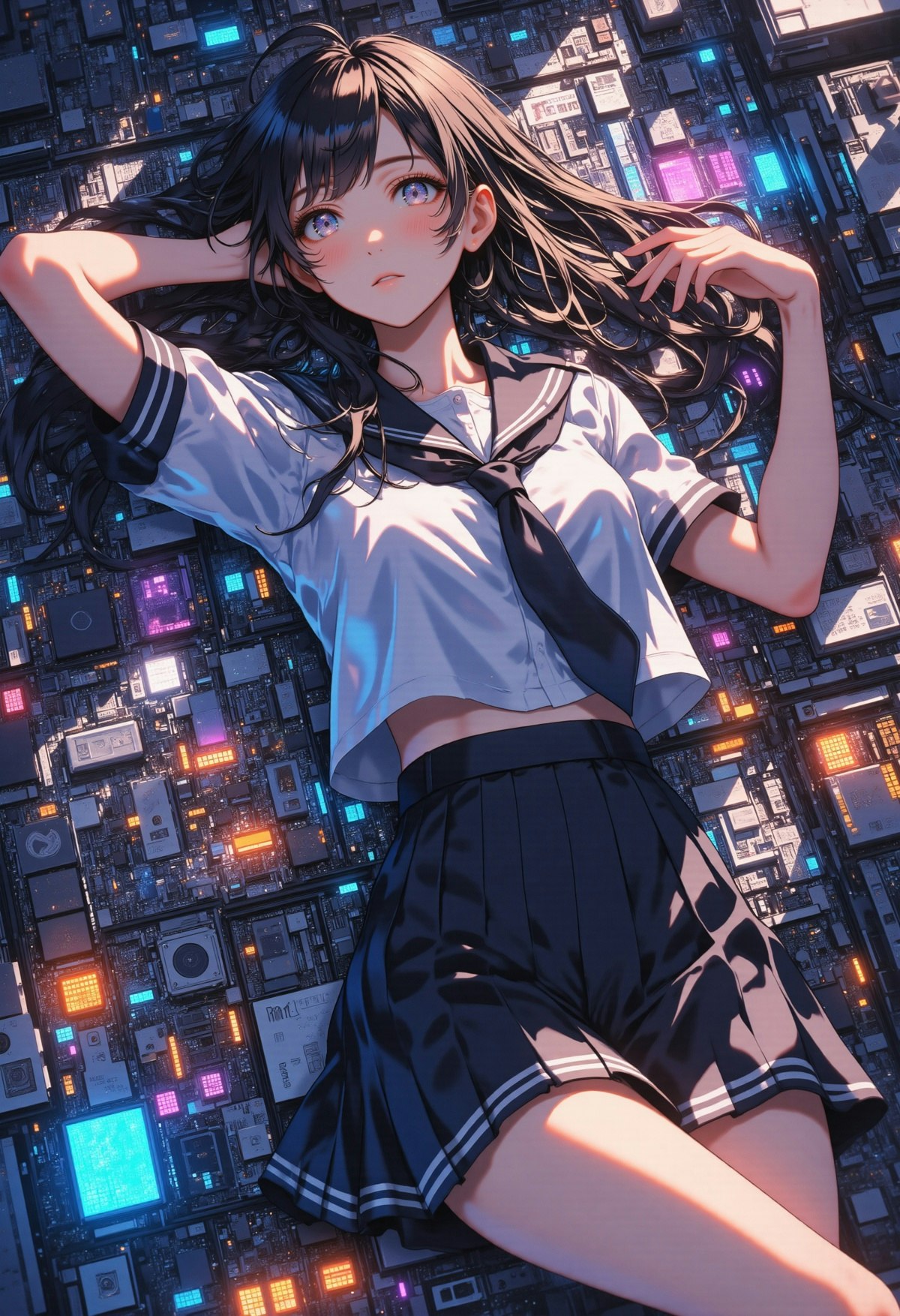 GPU学園の女子生徒 2 | chichi-pui（ちちぷい）AIイラスト専用の投稿＆生成サイト