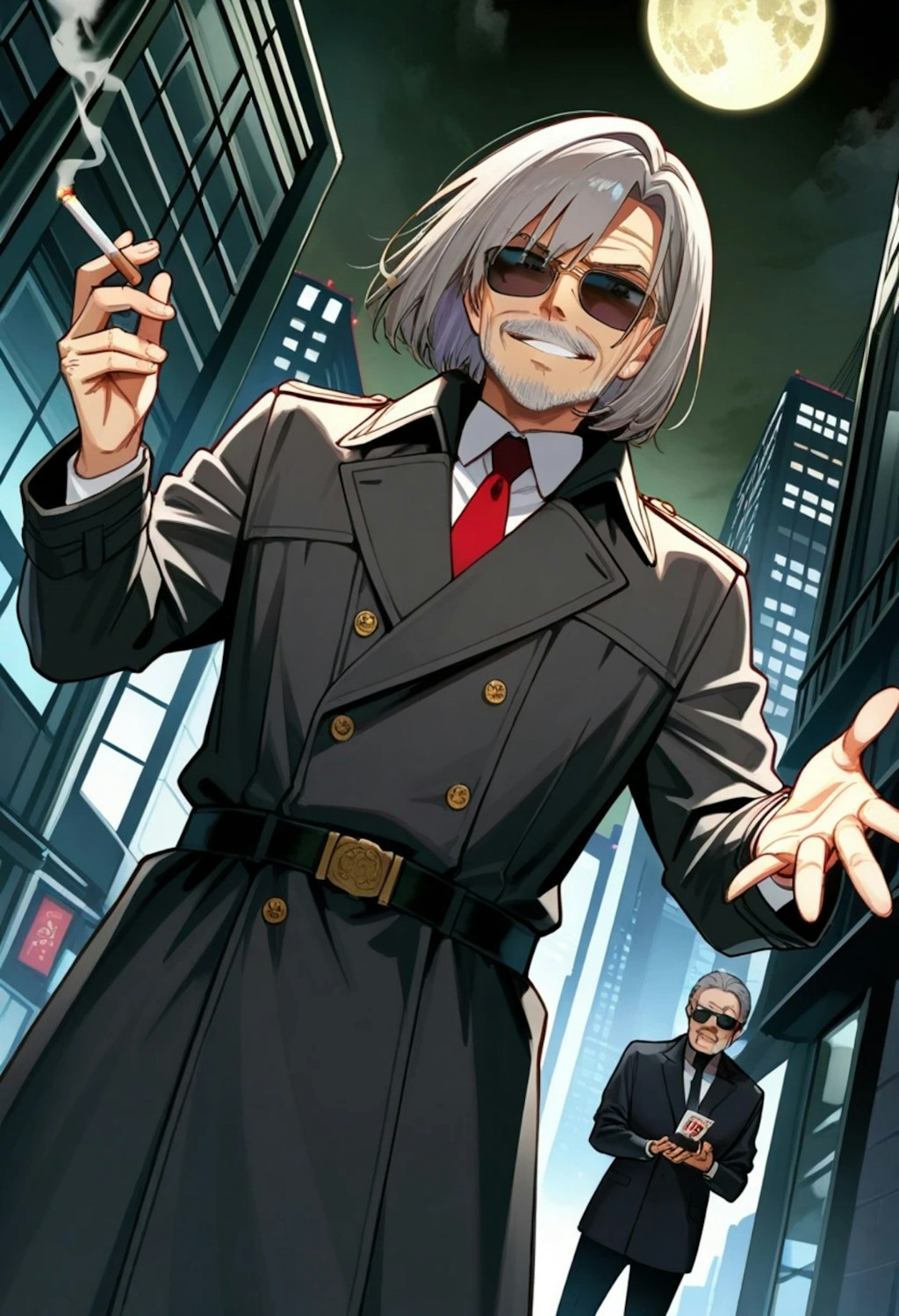 Mr.Argus『越夜ビル突破』【ニャンノ世界】 | chichi-pui（ちちぷい）AIイラスト専用の投稿＆生成サイト