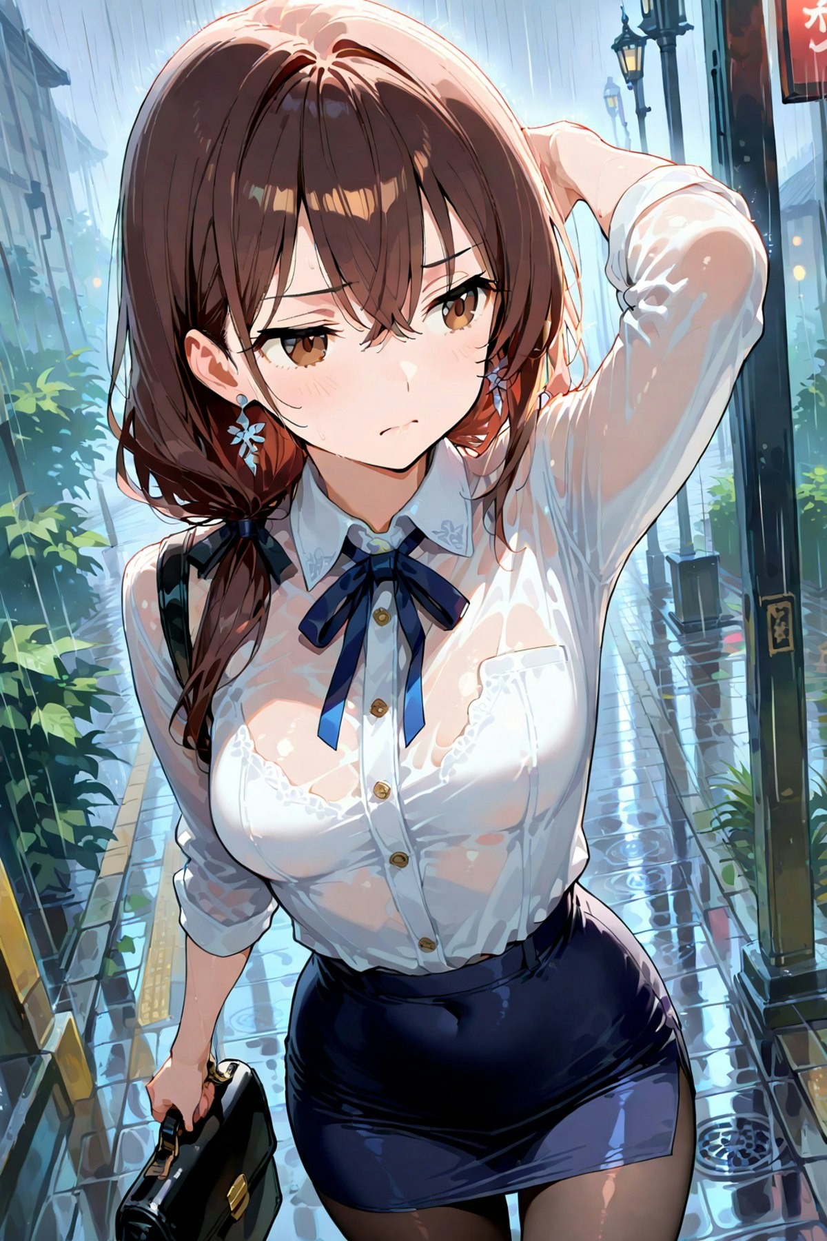 歩美 OL ver. R15 (9) | chichi-pui（ちちぷい）AIイラスト専用の投稿＆生成サイト