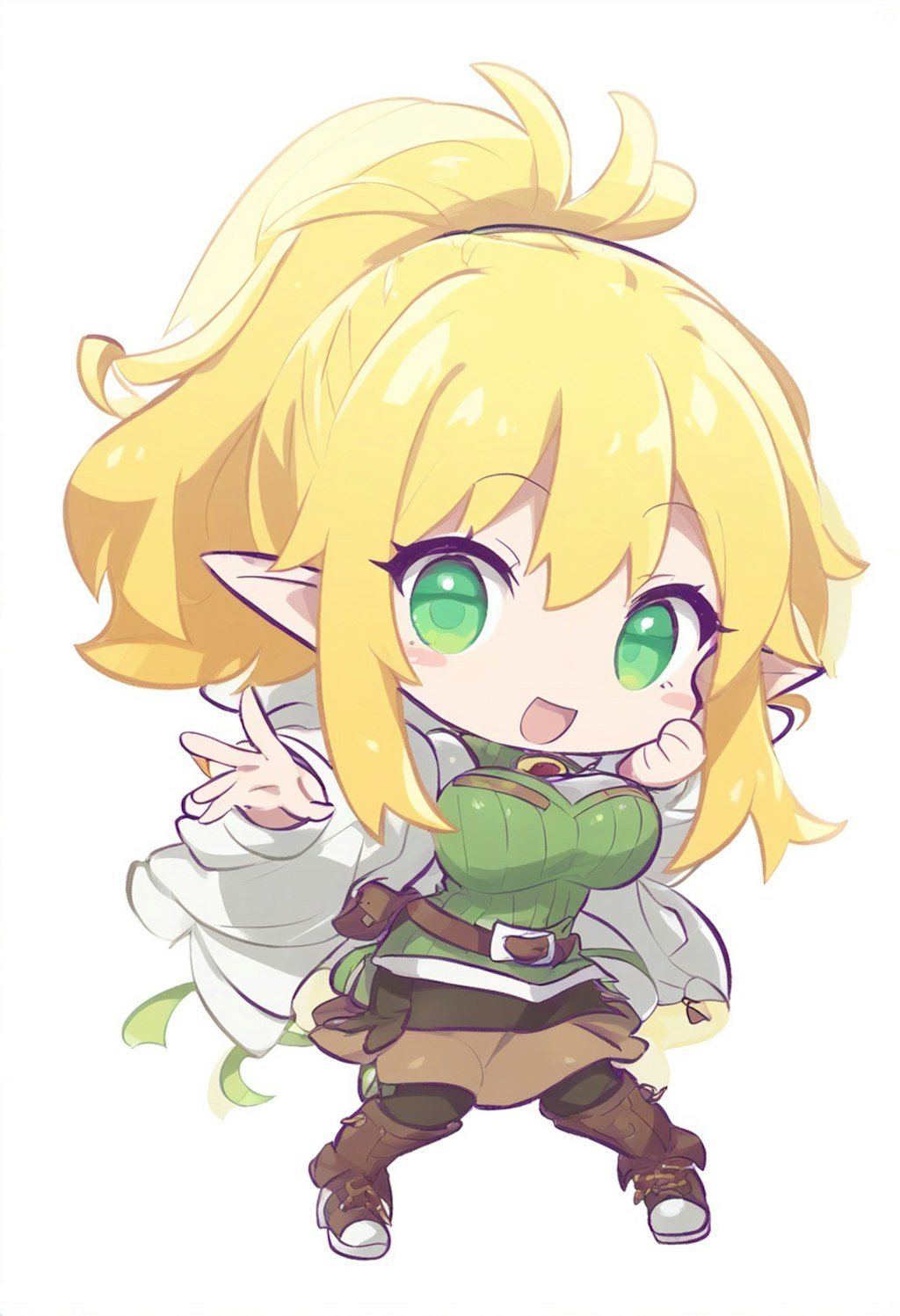 ぷよぷよ風エルフちゃん | chichi-pui（ちちぷい）AIイラスト専用の投稿＆生成サイト