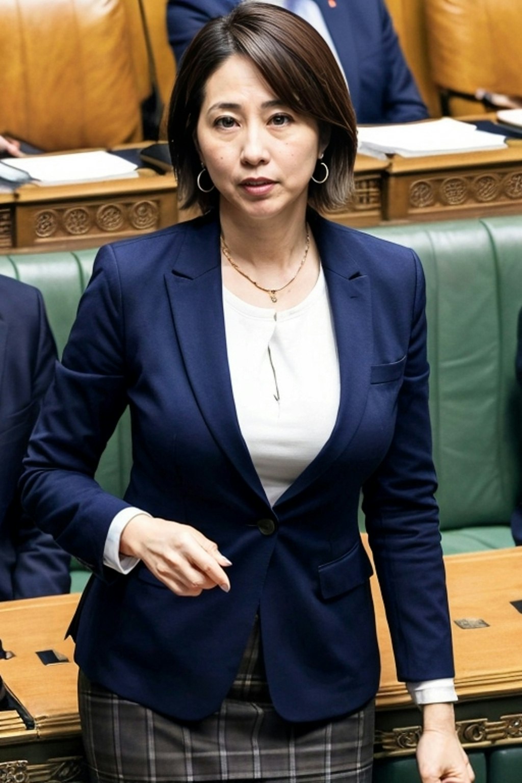 Ai政治家熟女 元女子アナ議員編 1 Chichi Pui(ちちぷい)aiグラビア・aiフォト専用の投稿&生成サイト