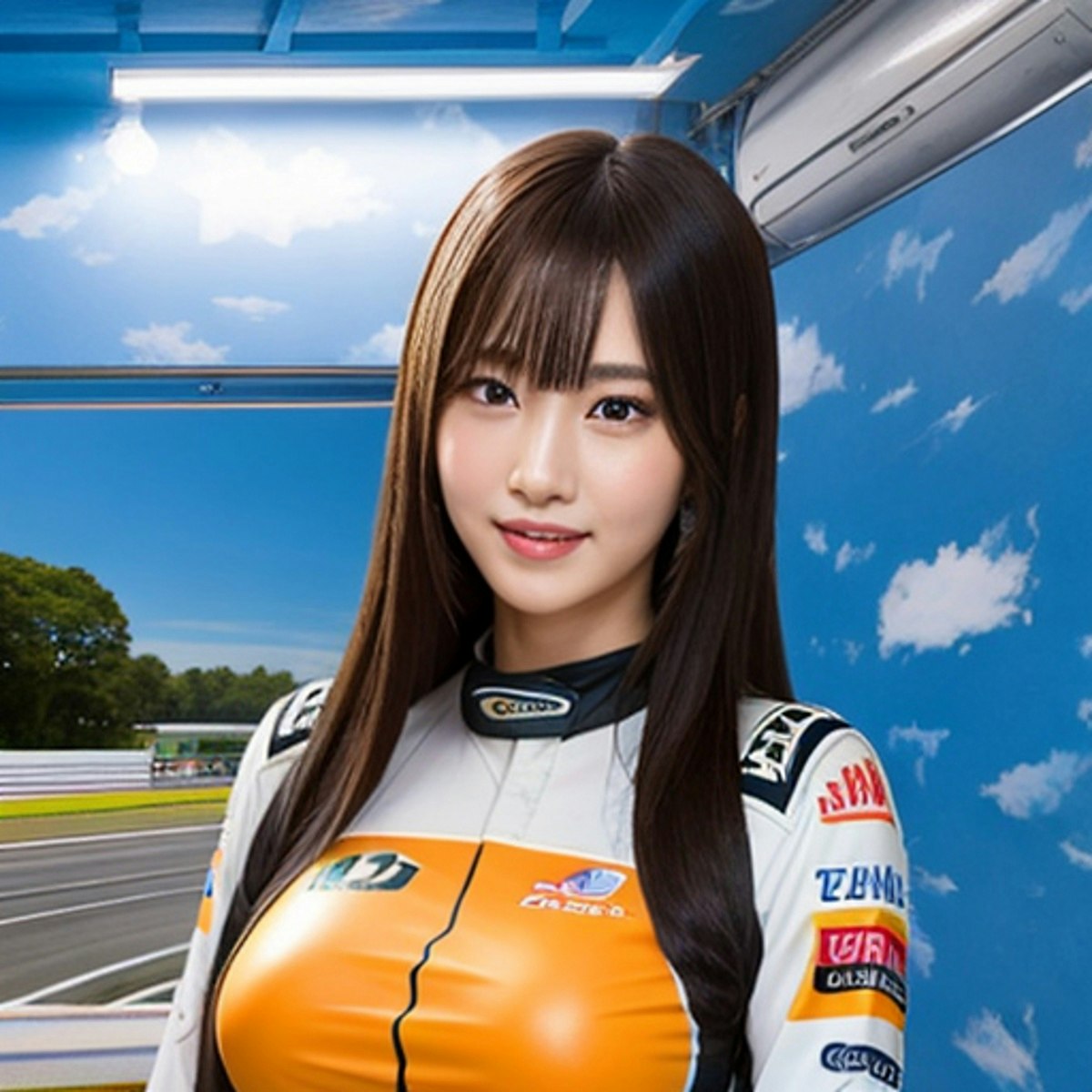 マジックミラー号にレースクイーンが参戦 Chichi Pui(ちちぷい)aiグラビア・aiフォト専用の投稿&生成サイト