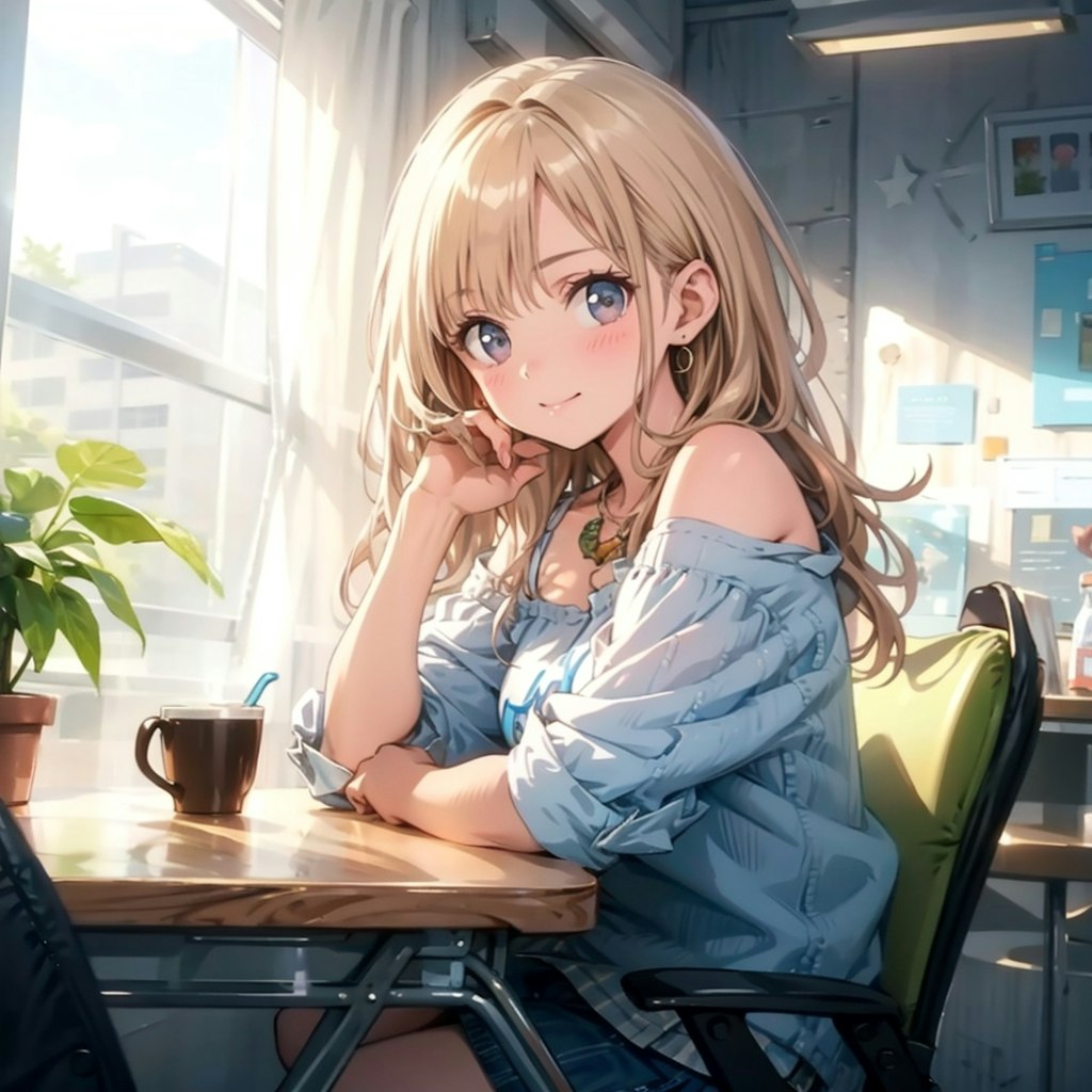 Did you see just a little bit? | chichi-pui（ちちぷい）AIイラスト専用の投稿＆生成サイト